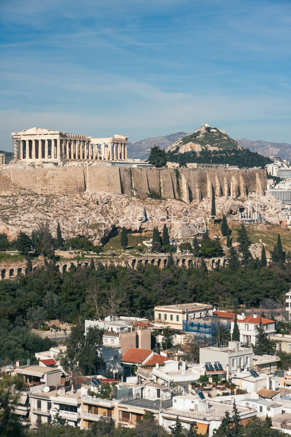 Ακρόπολη και Παρθενώνας απ' το Θησείο και το λόφο Φιλοπάππου