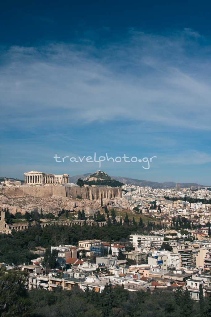 Ακρόπολη και Παρθενώνας απ' το Θησείο και το λόφο Φιλοπάππου