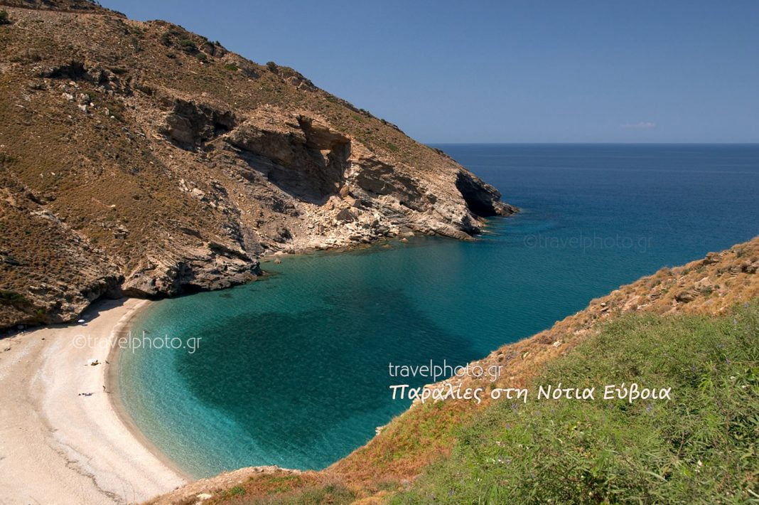 Φωτογραφίες από τις παραλίες στη Νότια Εύβοια